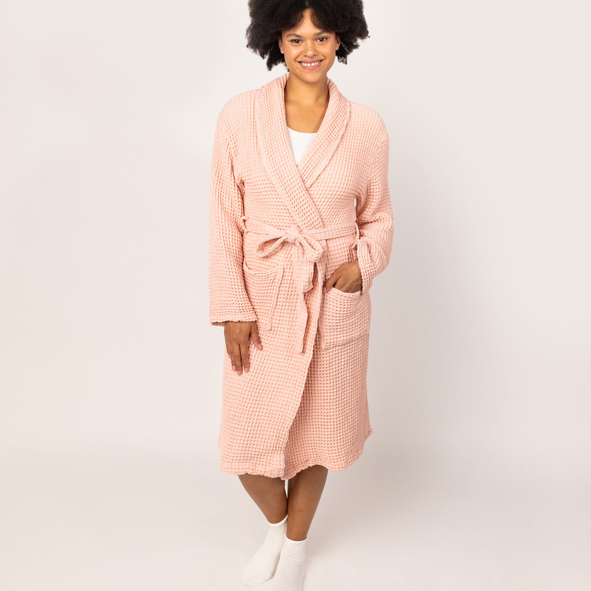 One Wednesday: Waffle Knit Robe – Jilly Box