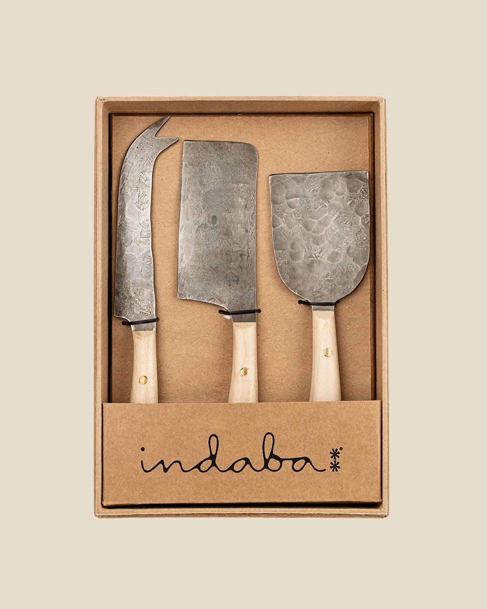 Indaba: Hand Forged Cheese Knives - Set of 3 – Jilly Box