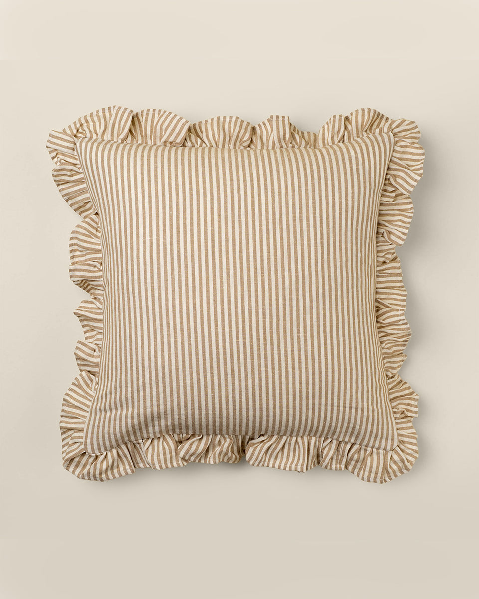 Indaba: Ruffle Thin Stripe Pillow – Jilly Box