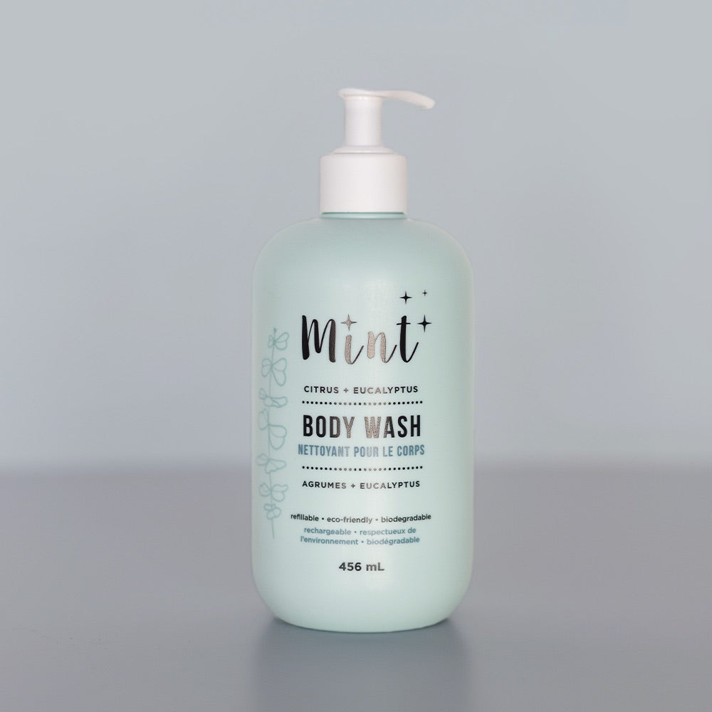 Mint Cleaning Products: Citrus & Eucalyptus Body Wash – Jilly Box