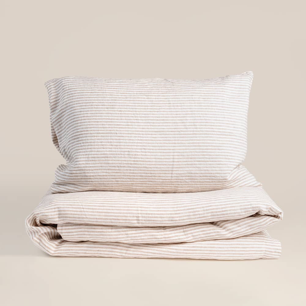 Wilet: Stripe Linen Duvet Set – Jilly Box
